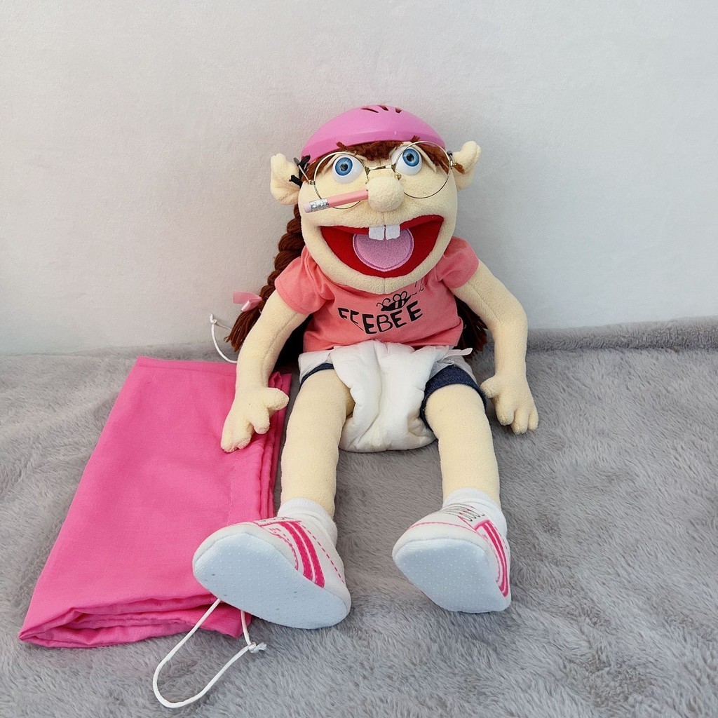 Jeffy Hand Puppet Ready Stock Funny Boy Muppet jeffy Finger Puppet Doll ...