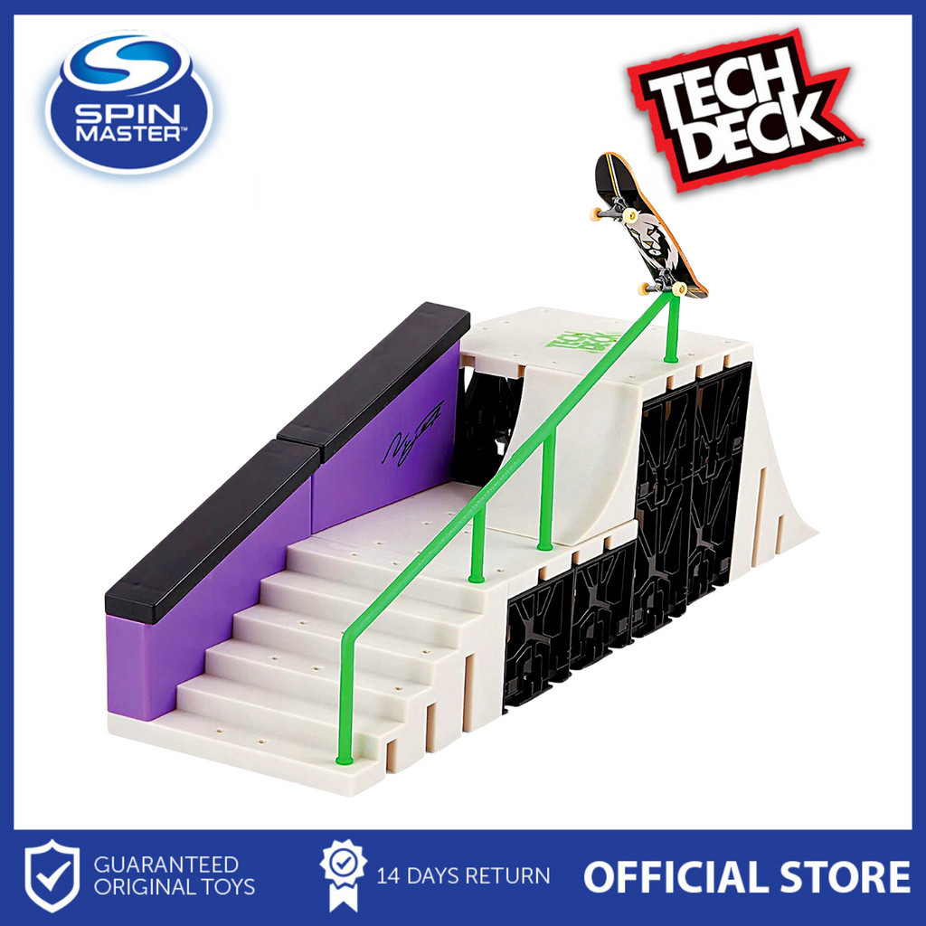 Fingerboards Tech Deck Nyjah Huston Skatepark Ramp with Mini ...