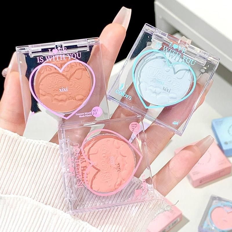 Heart Monochrome Blush Blush Blue Blush Purple Expansion Low Saturation ...