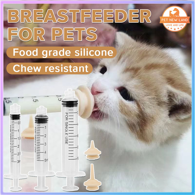 Newborn Pet Baby Kitty Puppy Needle Tube feeding device Cat Baby ...