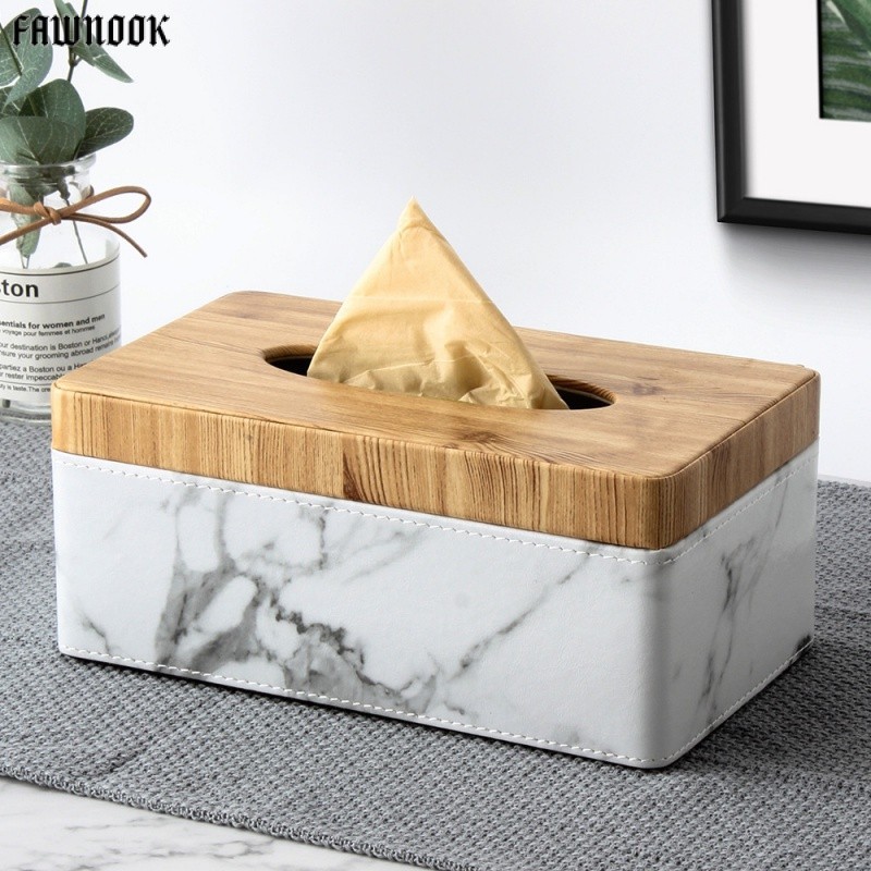Modern Nordic Tissue Box Holder for Living Room Tissue Box | Shopee ...
