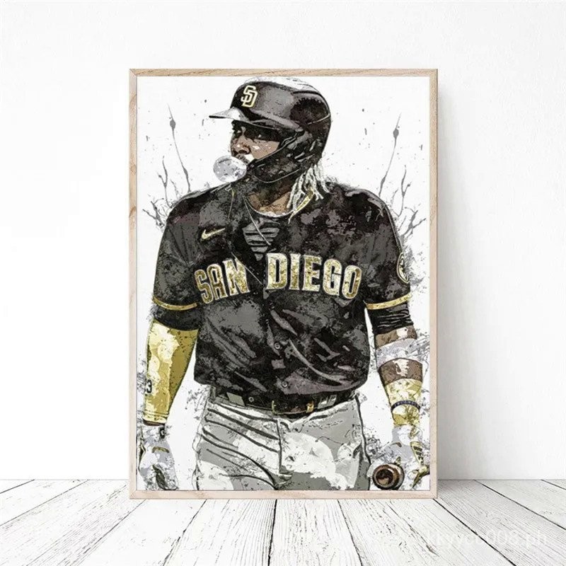 San Diego Padres Baseball Art Fernando Tatis Jr Posters and Prints Wall ...