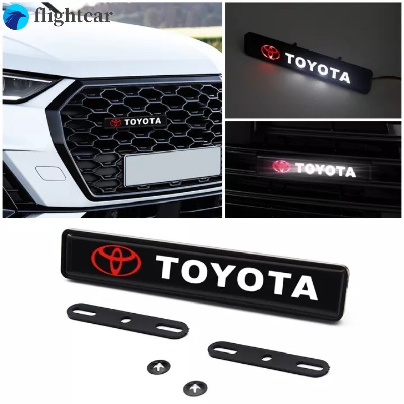 1 Piece Car Front Hood Grille LED Decorative Light Glowing Lights For ...