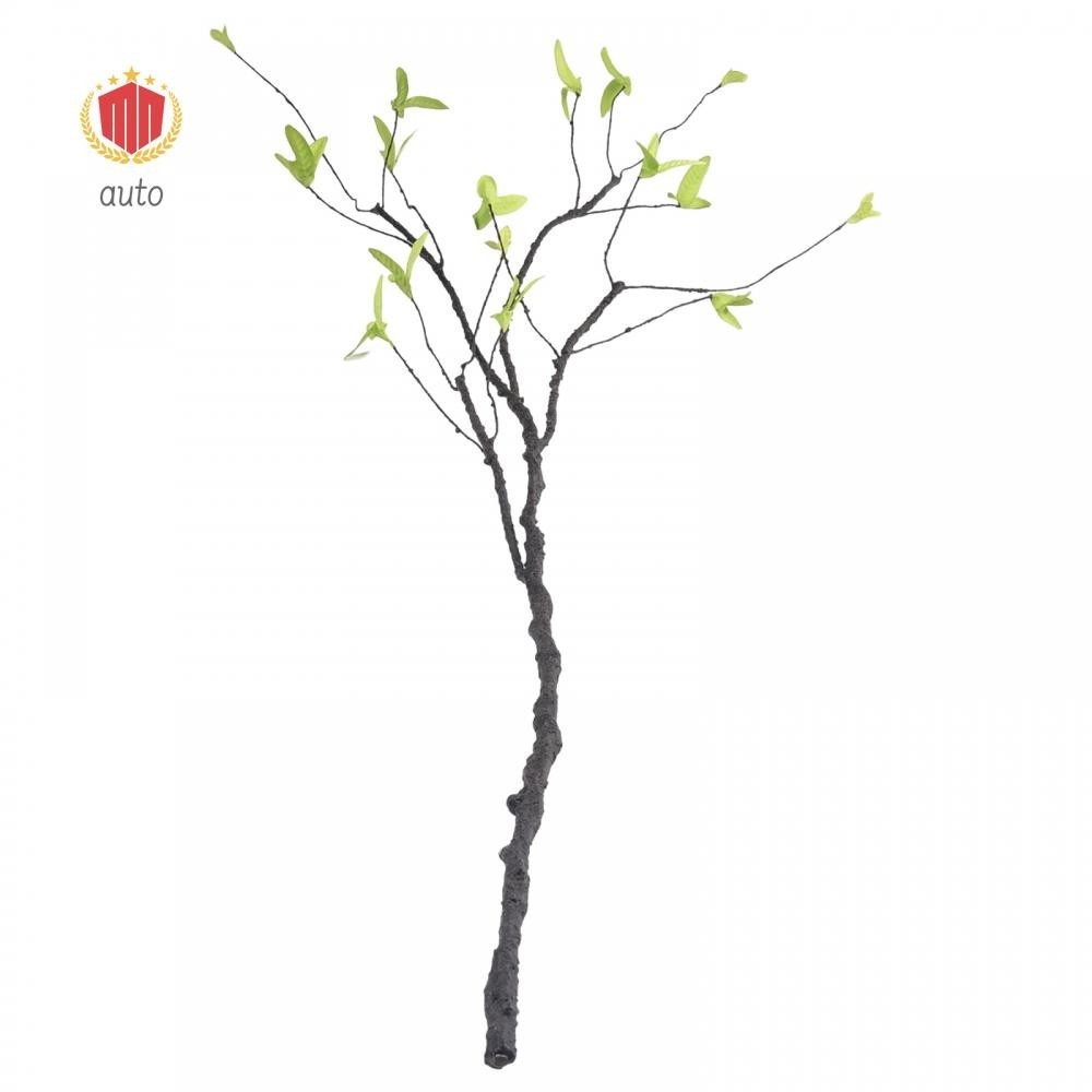 Artificial Tree Branch Indoor Leaf DIY Decoration Dry Fake Garden Green ...