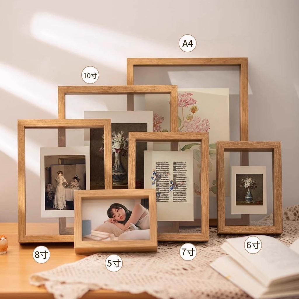 Double-sided Transparent Photo Frame Polaroid Photo Frame Home Desktop ...