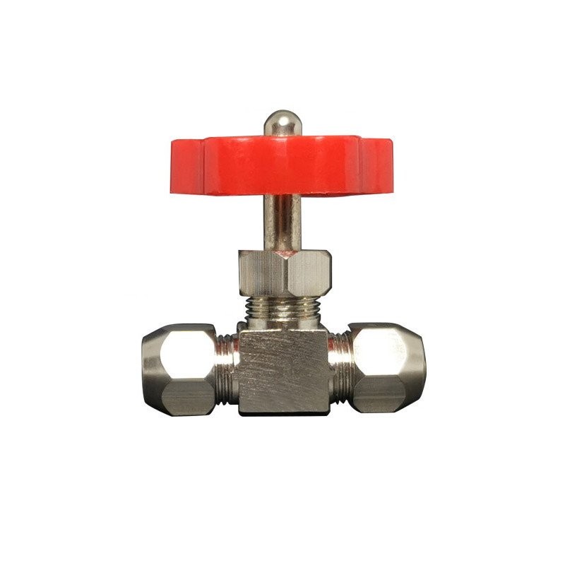 Needle Valve Ferrule Copper Shut Off Valve Air Flow Adjustable Valve ...