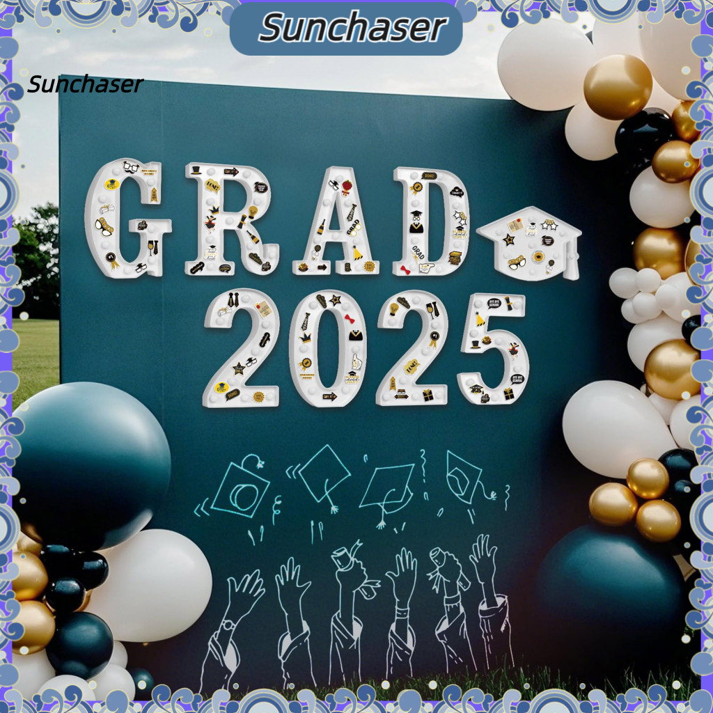 [Sunc] Class of 2025 Sign Graduation Light Up Letters 2025 Grad Led ...