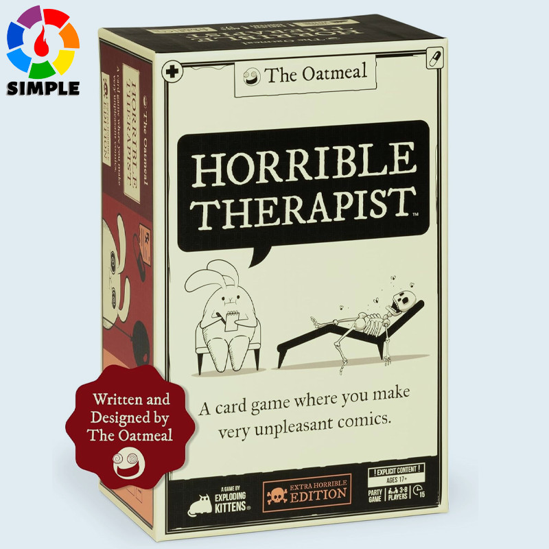Exploding Kittens Horrible Therapist: Extra Horrible Edition - A Card ...