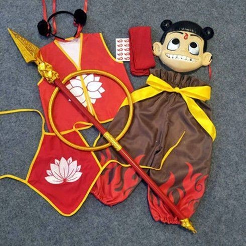 [Ready Stock] Nezha Magic Boy Haihai Same Style Clothes Children Role ...