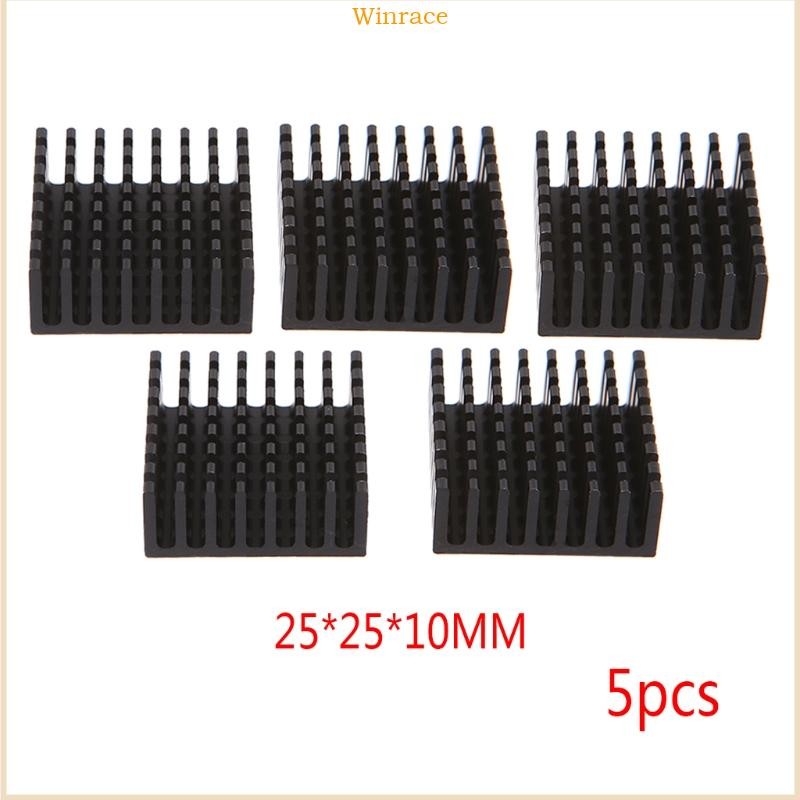WRC 25x25x10mm Aluminum Profile Heat Sink for PC Chip Cpu Routing ...