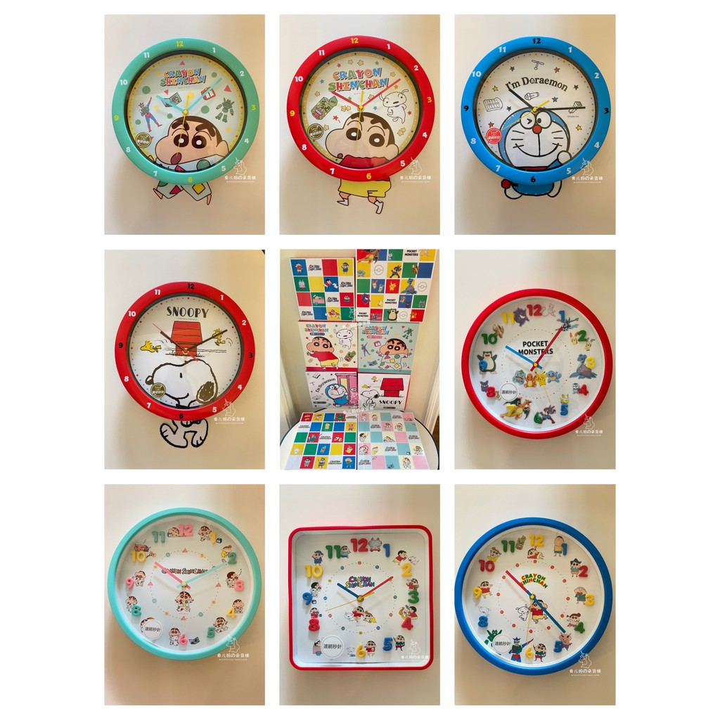 Spot Japan T's factory Wall Clock Limited Edition Crayon Shin-chan ...