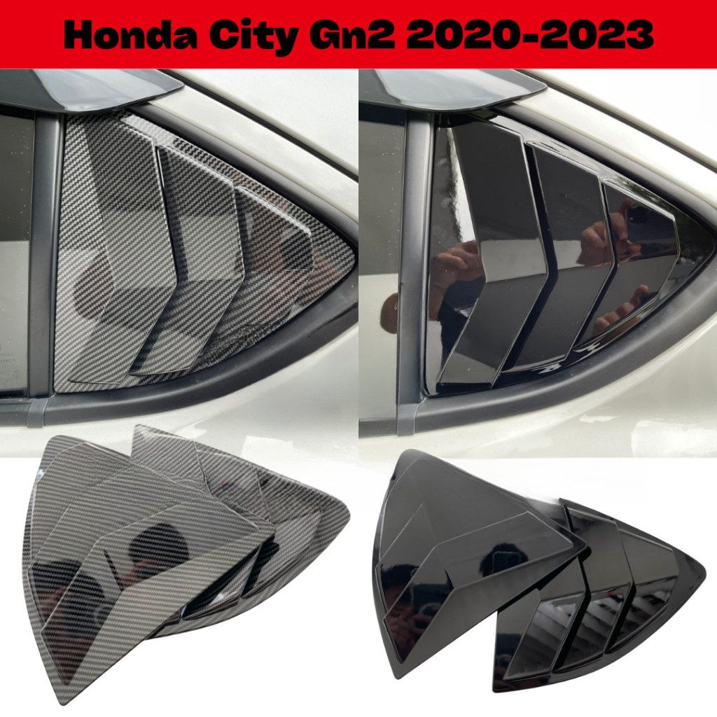 Honda City Gn2 Sedan/ City Hatchback 2020-2024 Carbon Trim/Glossy Black ...