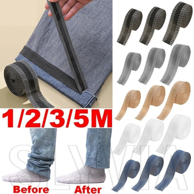 SFSE-For Improve Jeans Suit Pant Trouser Mouth- No Sew Hemming - Iron-on Instant Hem Tape ...