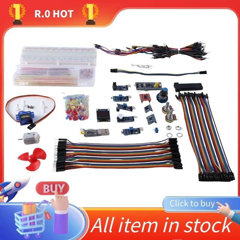 1 Sets Stm32 Development Board Starter Kit Stm32 Minimum System Board Electronic Breadboard Kit ...