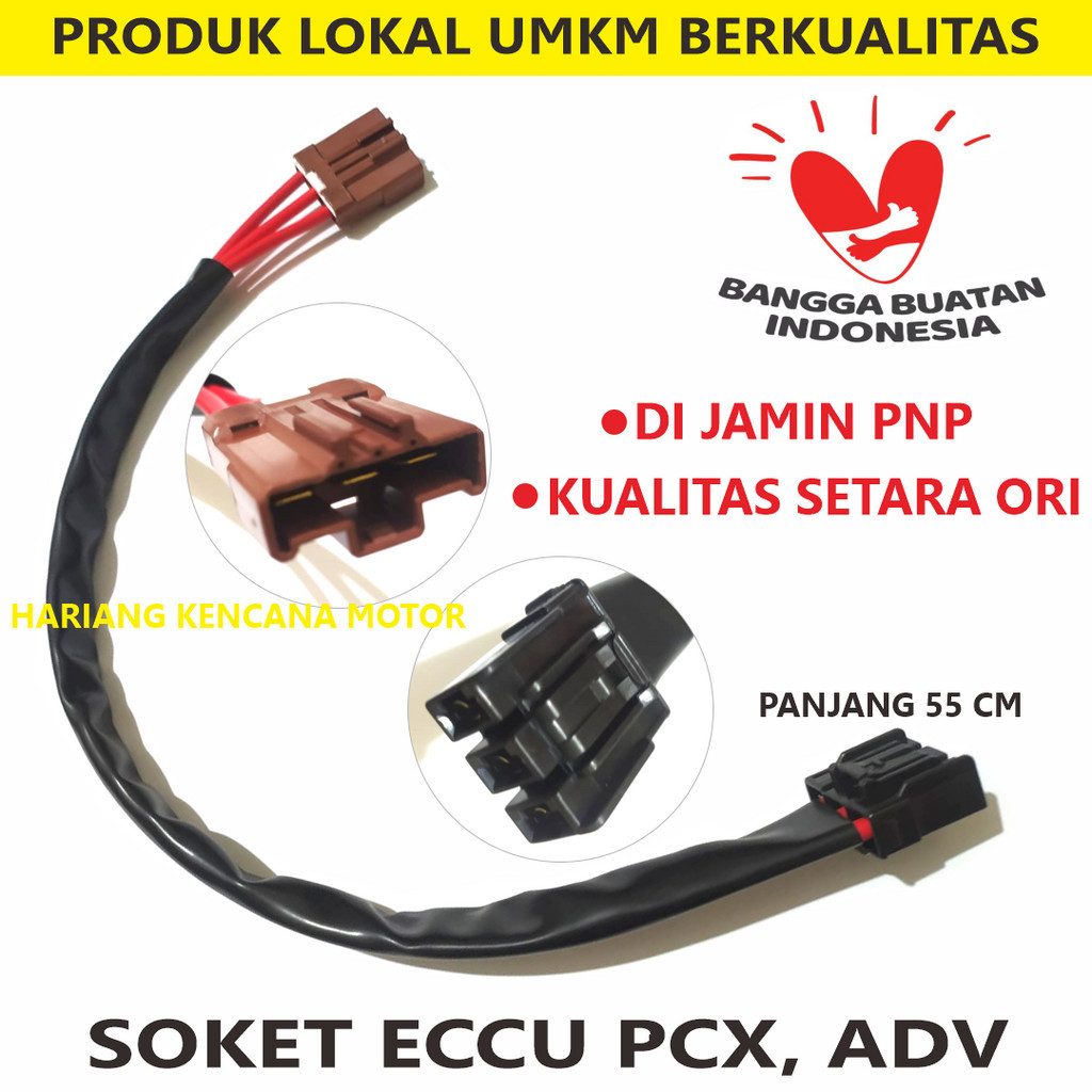 Kiprok CDI PCX ADV 150 ECU Cable Socket ECM ACG Motor Honda Socket ...