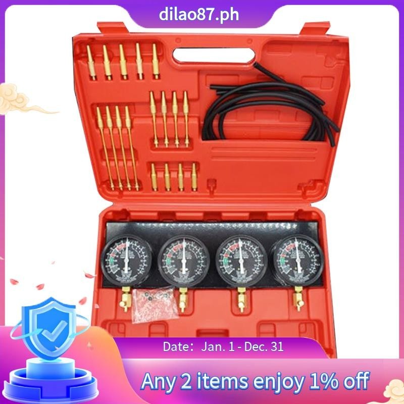 Four-Cylinder Vacuum Carburetor Synchronizer Sync 4 Gauge Motorcycle ...