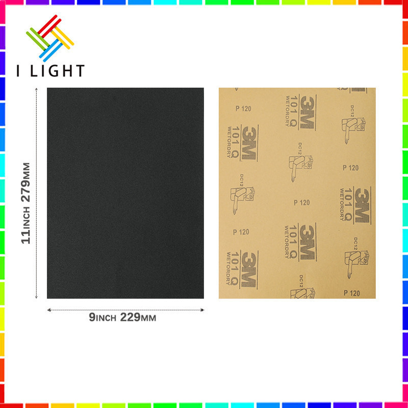 （Fast Delivery）3M 9inch*11inch Sand Paper Wetordry Grit Liha 60 to 1000 ...