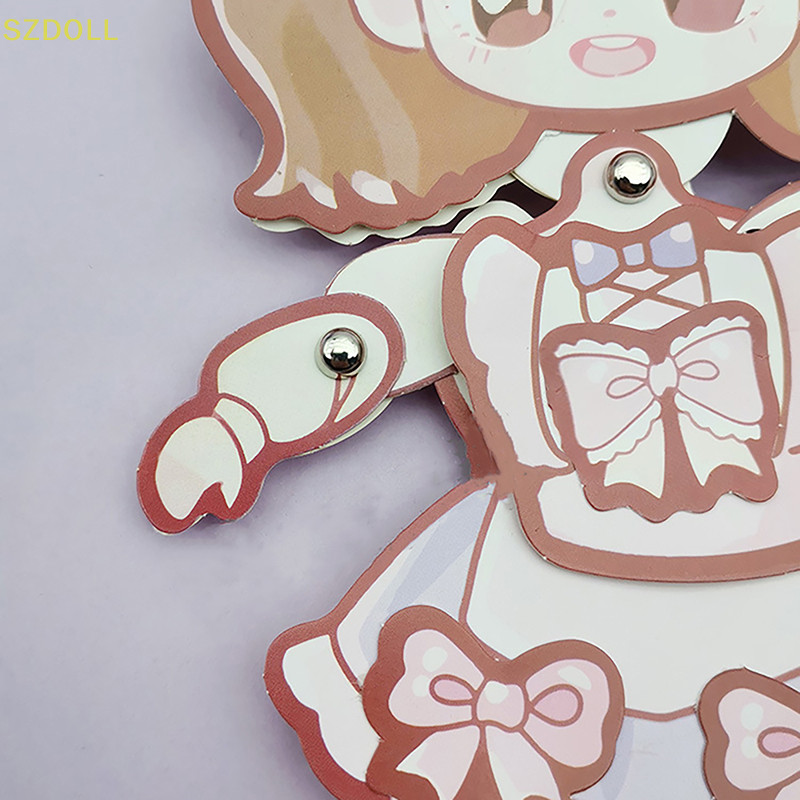 [cxSZDOLL] DIY Children's Handmade Three Dimensional Movable Paper Doll ...