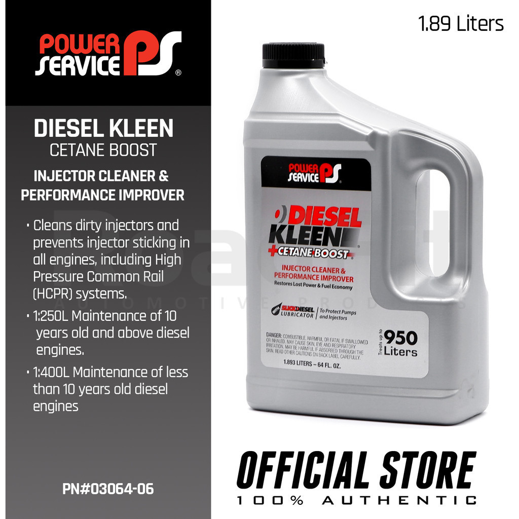 Power Service Diesel Kleen Injector Cleaner + Cetane Boost Fuel ...