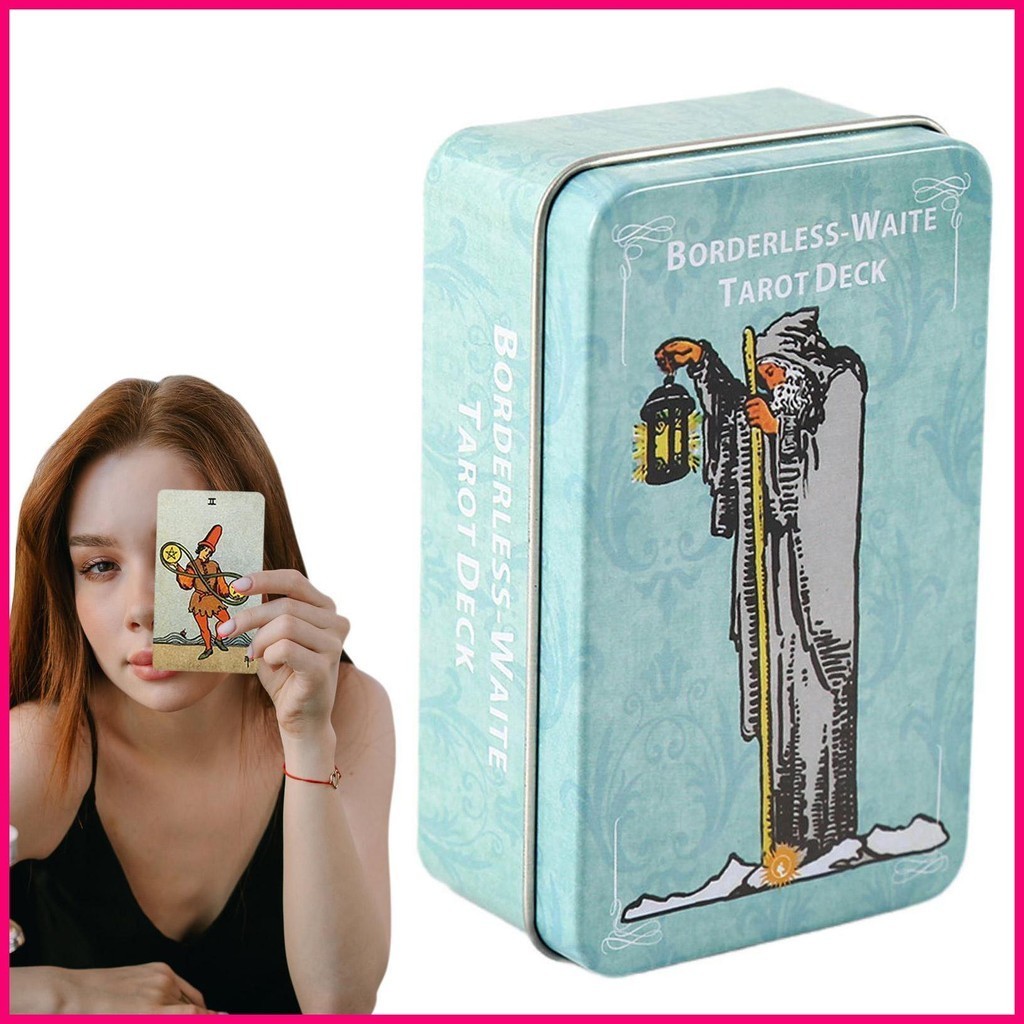Borderless-Waite Tarot Decks English Version Tarot Cards for Beginners ...