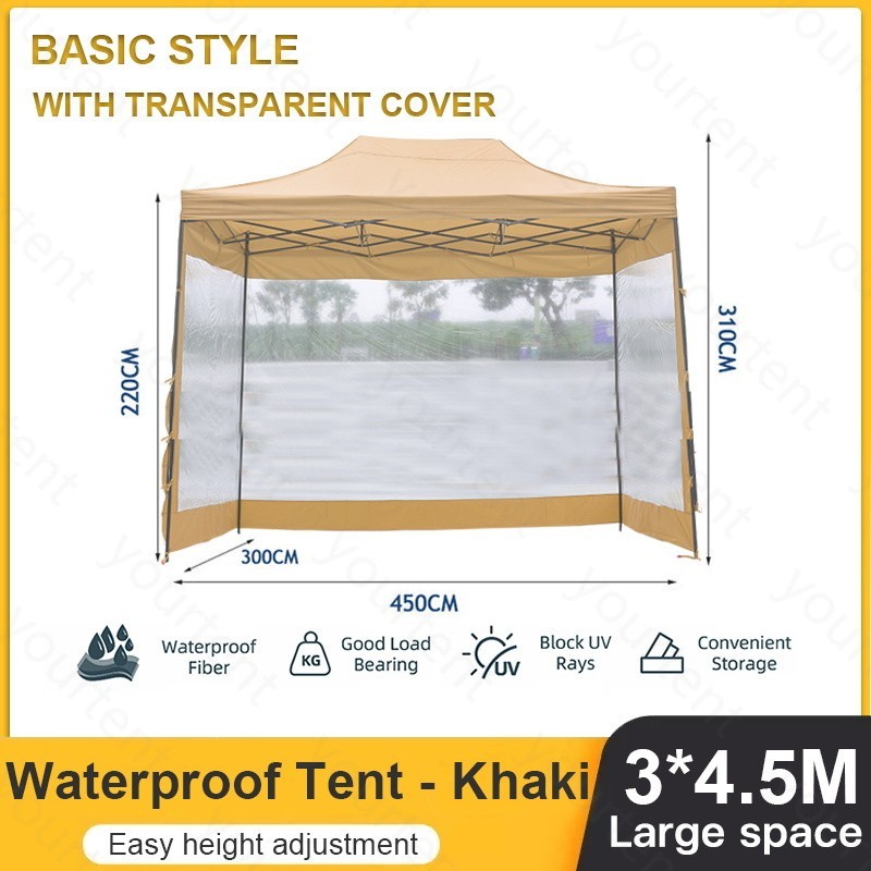 Outdoor Tent 3x4.5/3x6 Meter Car Tent Garage Heavy Duty Retractable ...