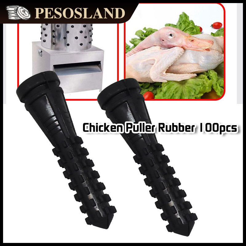 100pcs/set Poultry Hair Removal Glue Stick Chicken Puller Rubber ...