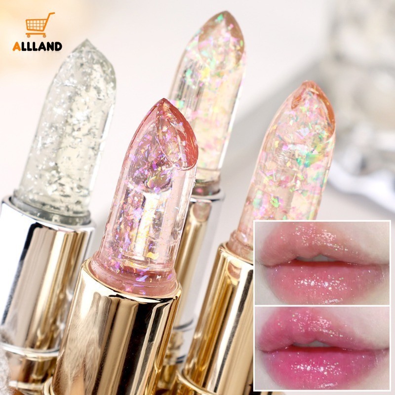 4 Colors Shiny Transparent Pearlescent Lipstick/ Moisturizer Crystal ...