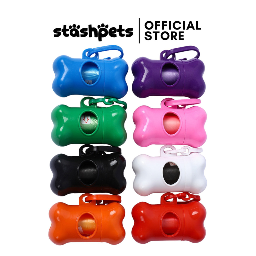 STASHPETS Dog Bone Shaped Poop Bag Dispenser Container | Shopee Philippines