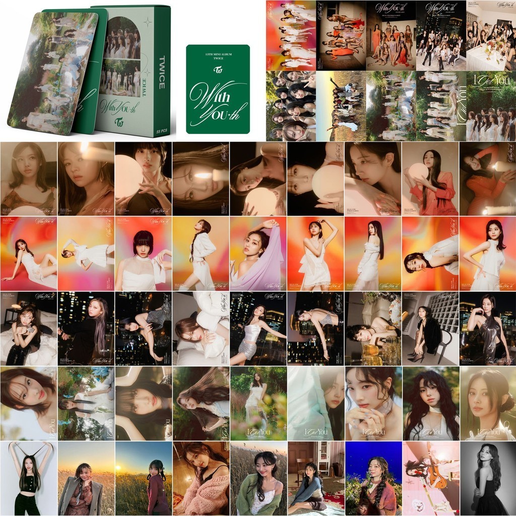 55pcs TWICE Lomo cards With Youth I GOT YOU Photocards MISAMO Nayeon ...