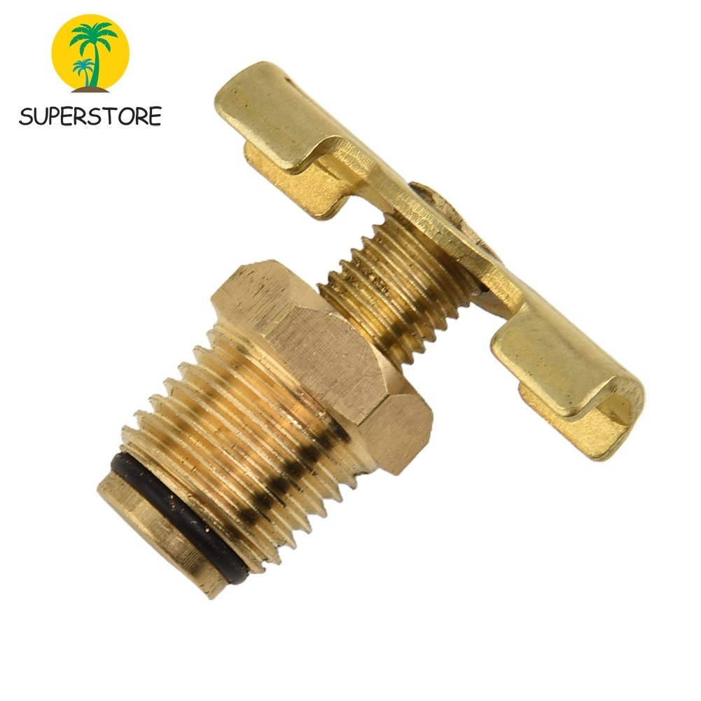 SFR Air Compressor Tank 1/4" BSP Drain Plug Valve/tap/drain Cock With T ...