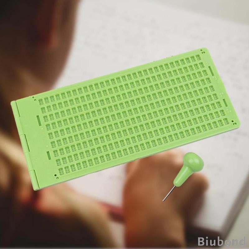 [Biubond] Braille Writing Slate, Braille Fingerboard Writing, Braille ...