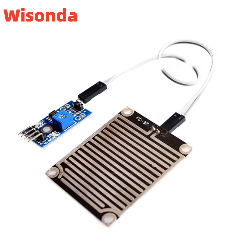 Snow/Raindrops Detection Sensor Module Rain Weather Module Humidity For Arduino | Shopee Philippines