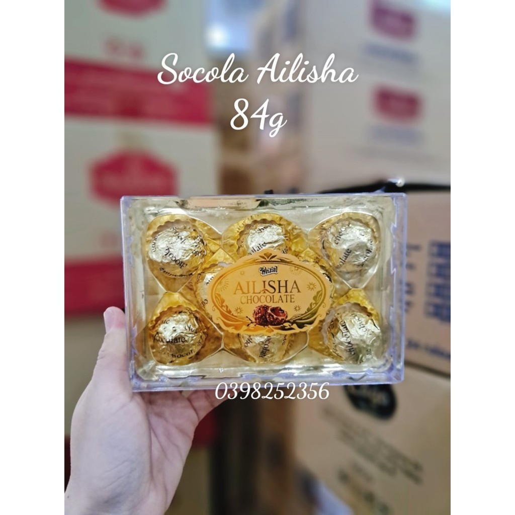 Ly Trinh rectangular Ailisha chocolate 84g | Shopee Philippines