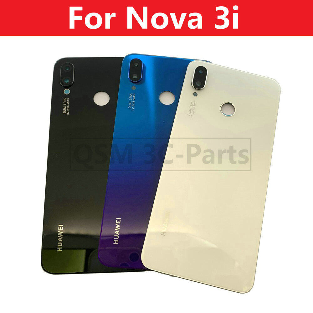 Glass Back Cover For Huawei Nova 3i Battery Housing With LOGO Adhesive ...