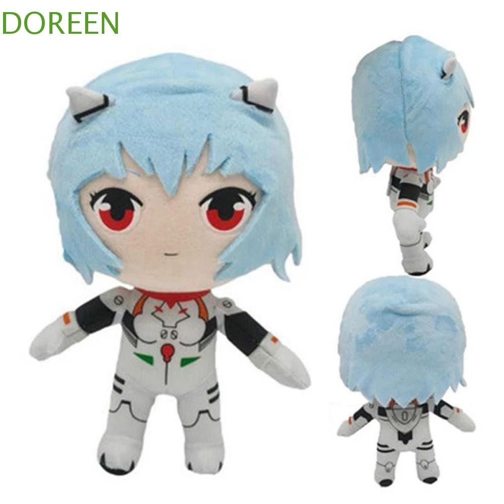 DOREEN Evangelion Plush Toy Cartoon Character Cute Ayanami Rei Cartoon ...