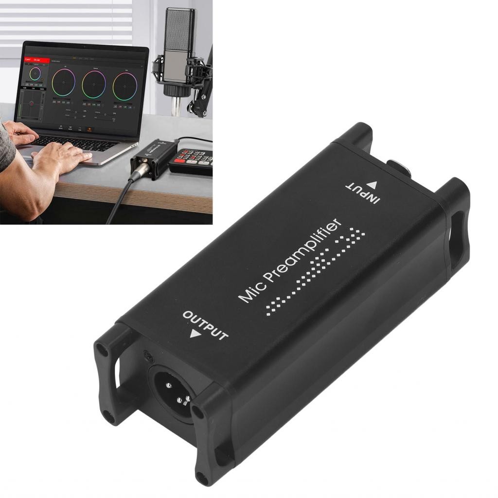Tominihouse Microphone Preamp 25db Low Noise Lossless Amplifier Dynamic ...