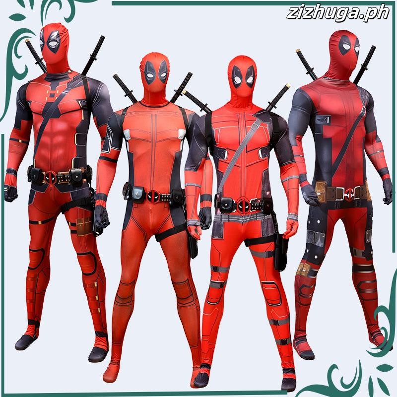 YoFunny Deadpool Costume with Mask for Kids/Adults, Superhero Halloween ...