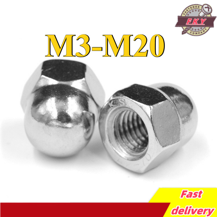 M3/M4/M5/M6-M20 316 Stainless Steel Cap nut / Capnut / Dome cap nut ...