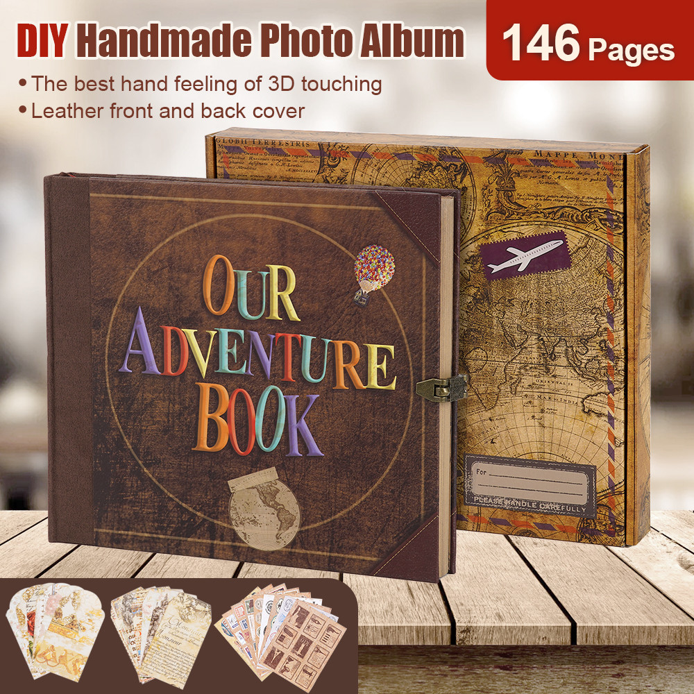 Creative commemorative book DIY commemorative book 1 retro kraft paper ...