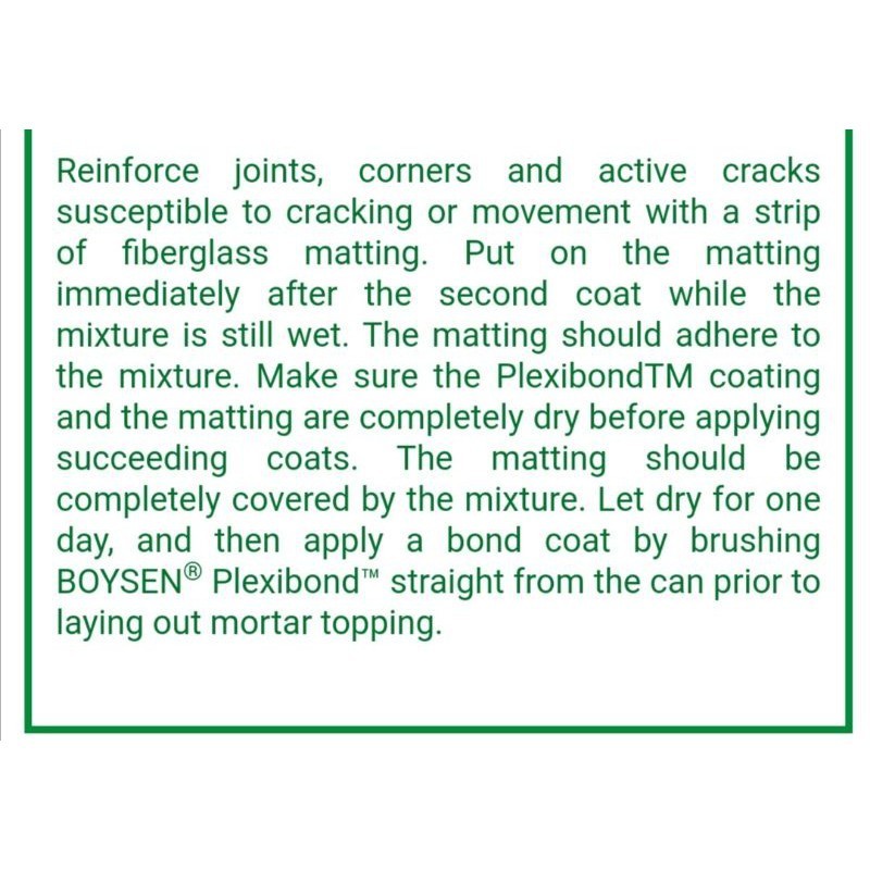 Plexibond #7760 4L Boysen Cementitious Waterproofing System 4 Liters 1 ...