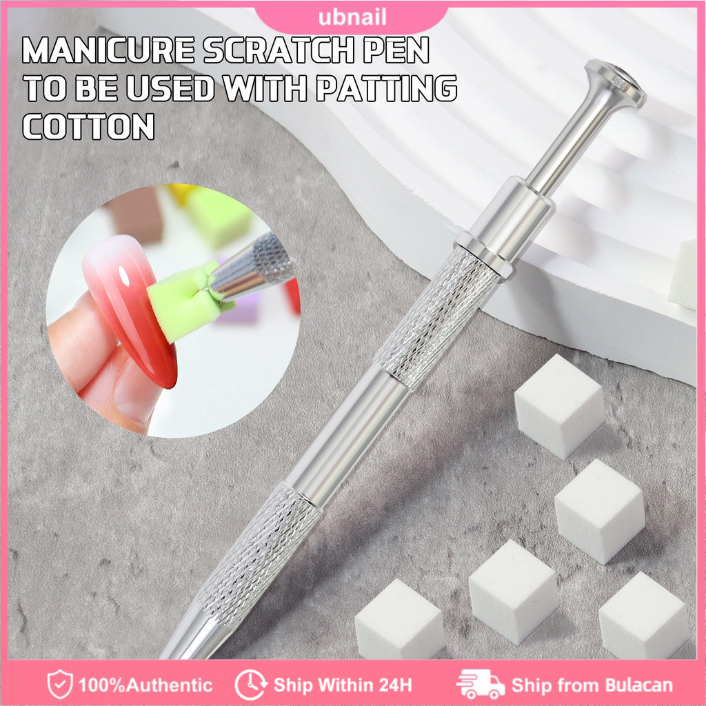 50pcs Manicure Smudge Gradient Manicure Tools Grab Sponge Pen Nail Art ...