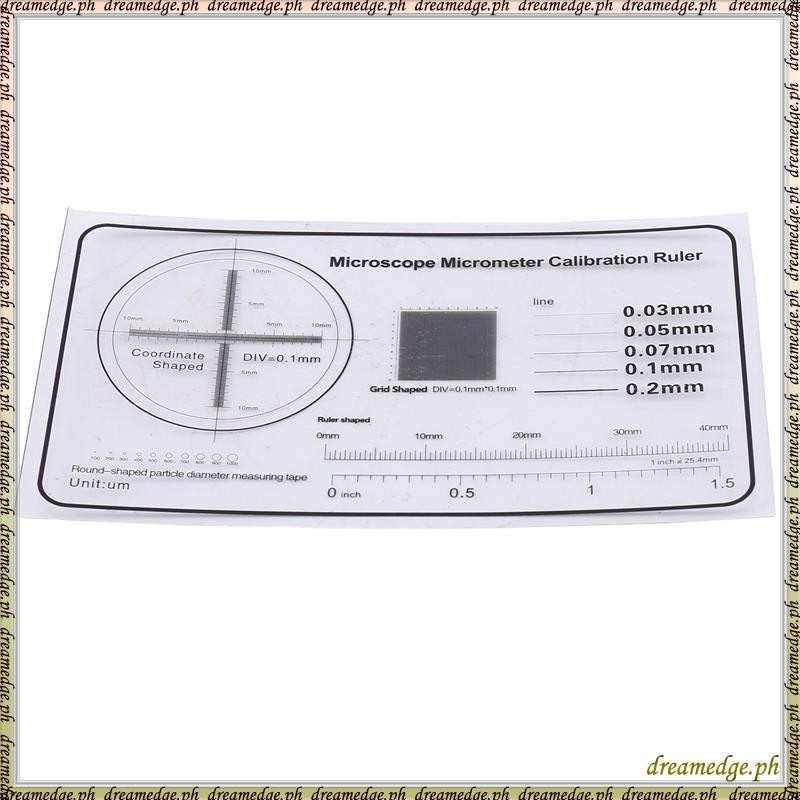 [S D K G] Microscope Correction Ruler Optical Micrometer Correction ...