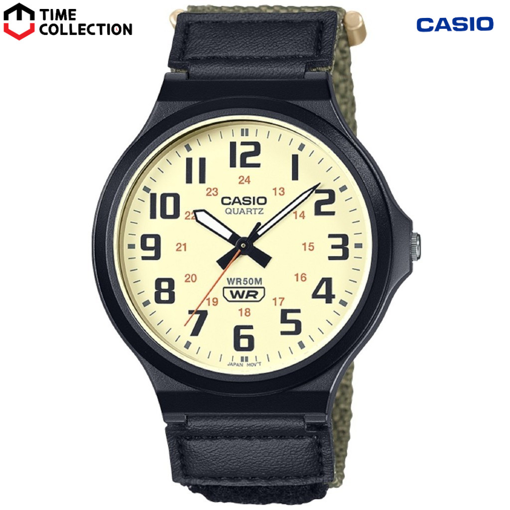 Casio MW-240B-3B Analog Rubber Strap Watch For Men | Shopee Philippines