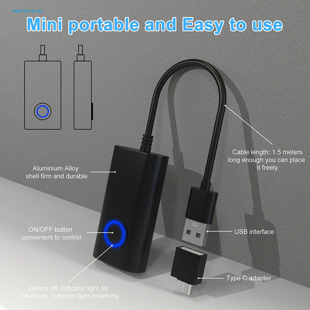 KA* Usb Mouse Mover Virtual Mouse Controller Usb Type-c Mouse Jiggler ...