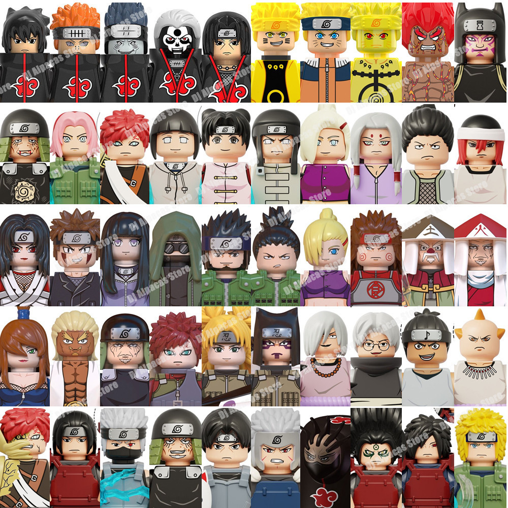 Sasuke Gaara Senju Minifigures Building Blocks Akatsuki Itachi ...
