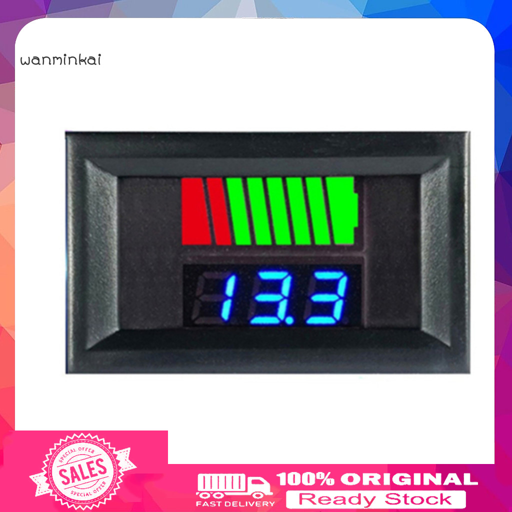 [Ready stock] Battery Capacity Meter 12V-60V LED Digital Display Low ...
