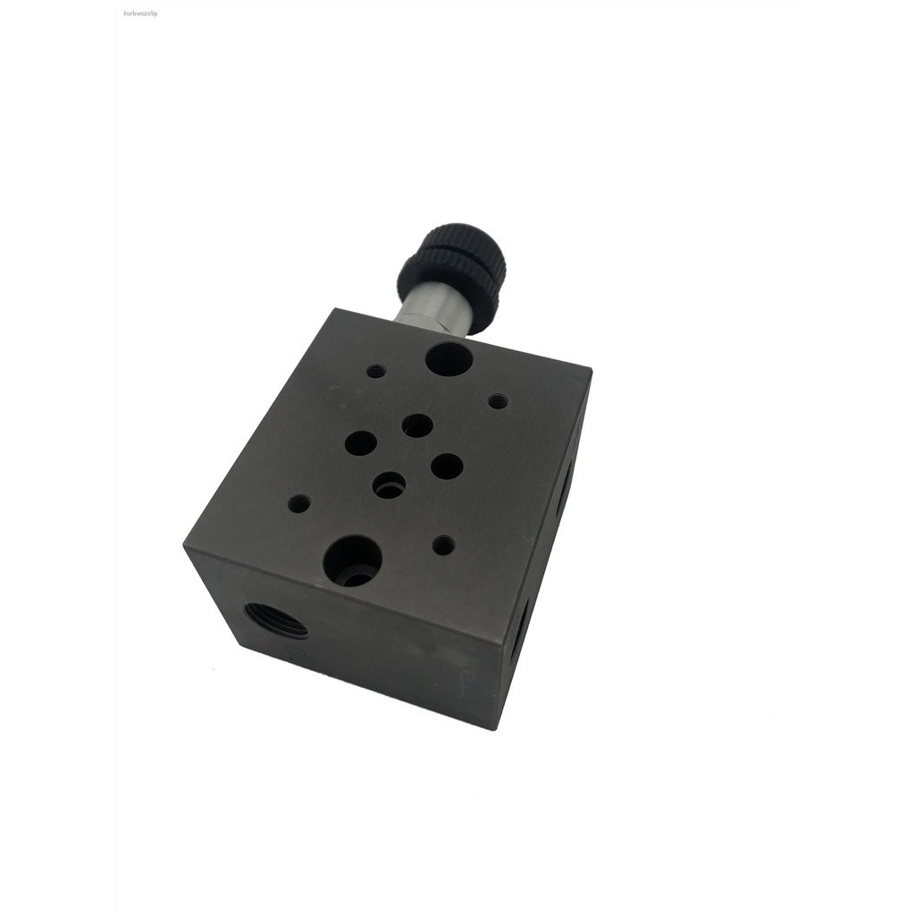 02-1W Hydraulic oil circuit block 6-diameter hydraulic valve block with ...