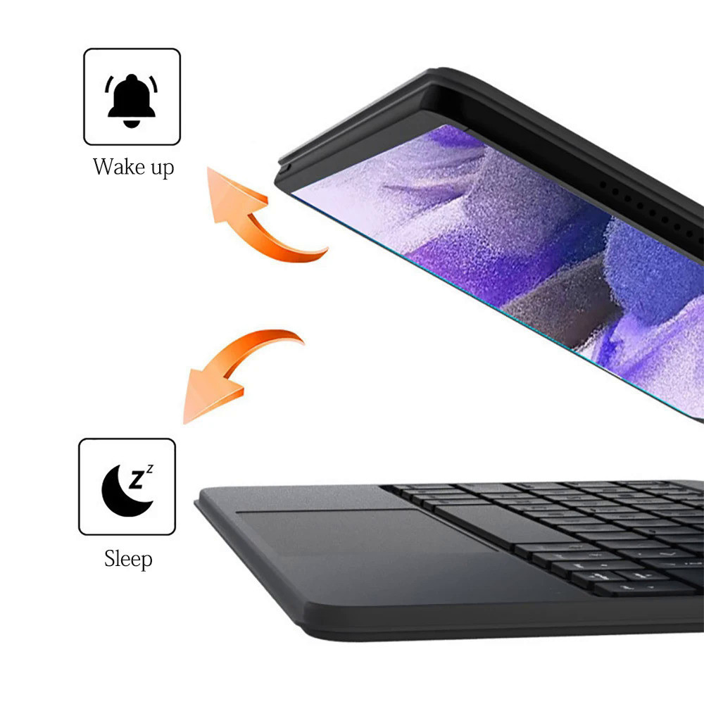 Wireless Bluetooth Backlit Magnetic Keyboard Cover For Samsung Galaxy Tab S10+ S9+ S9 S8 S7 ...