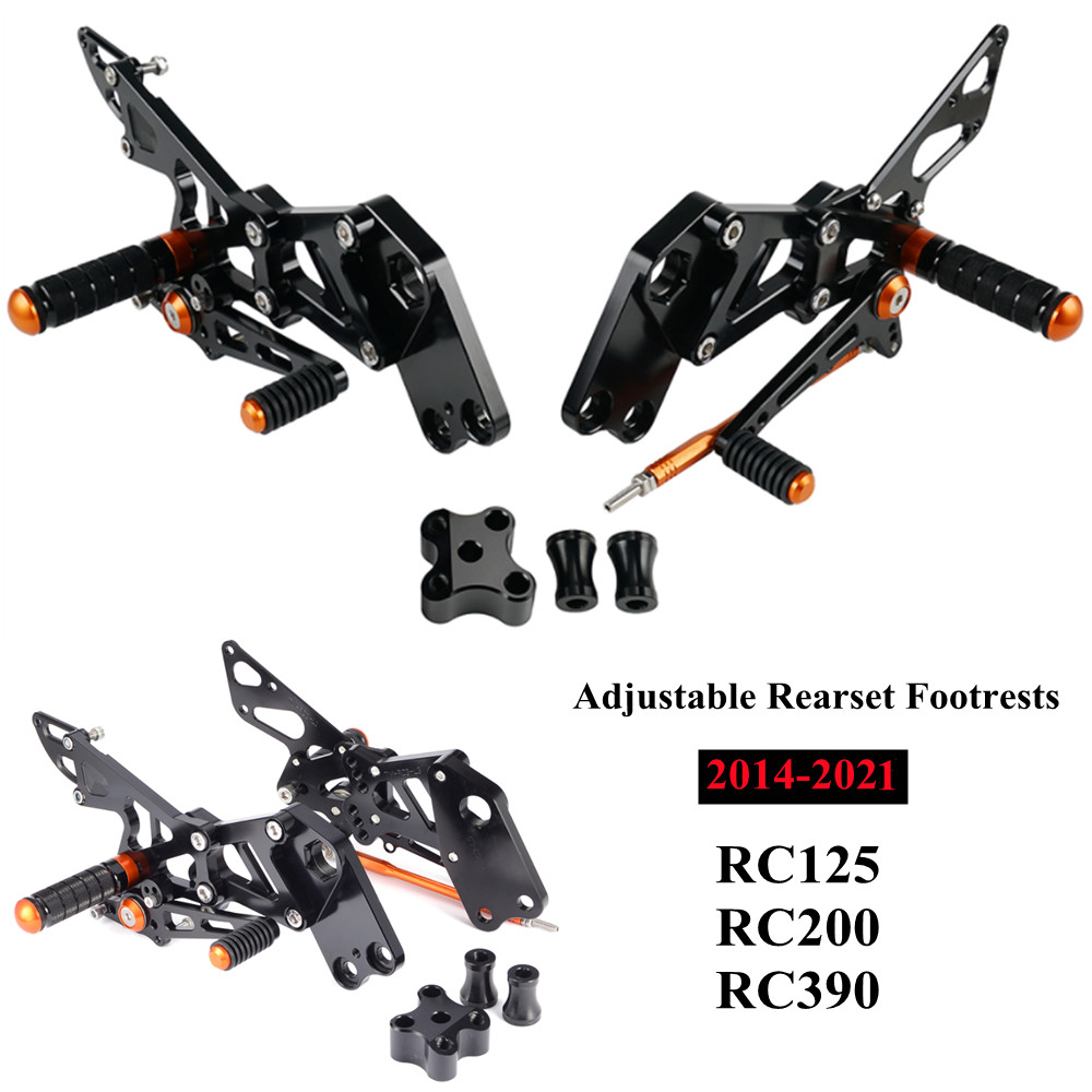 Motorcycle Adjustable Rearset Footrests Foot Pegs Rear Set For KTM ...