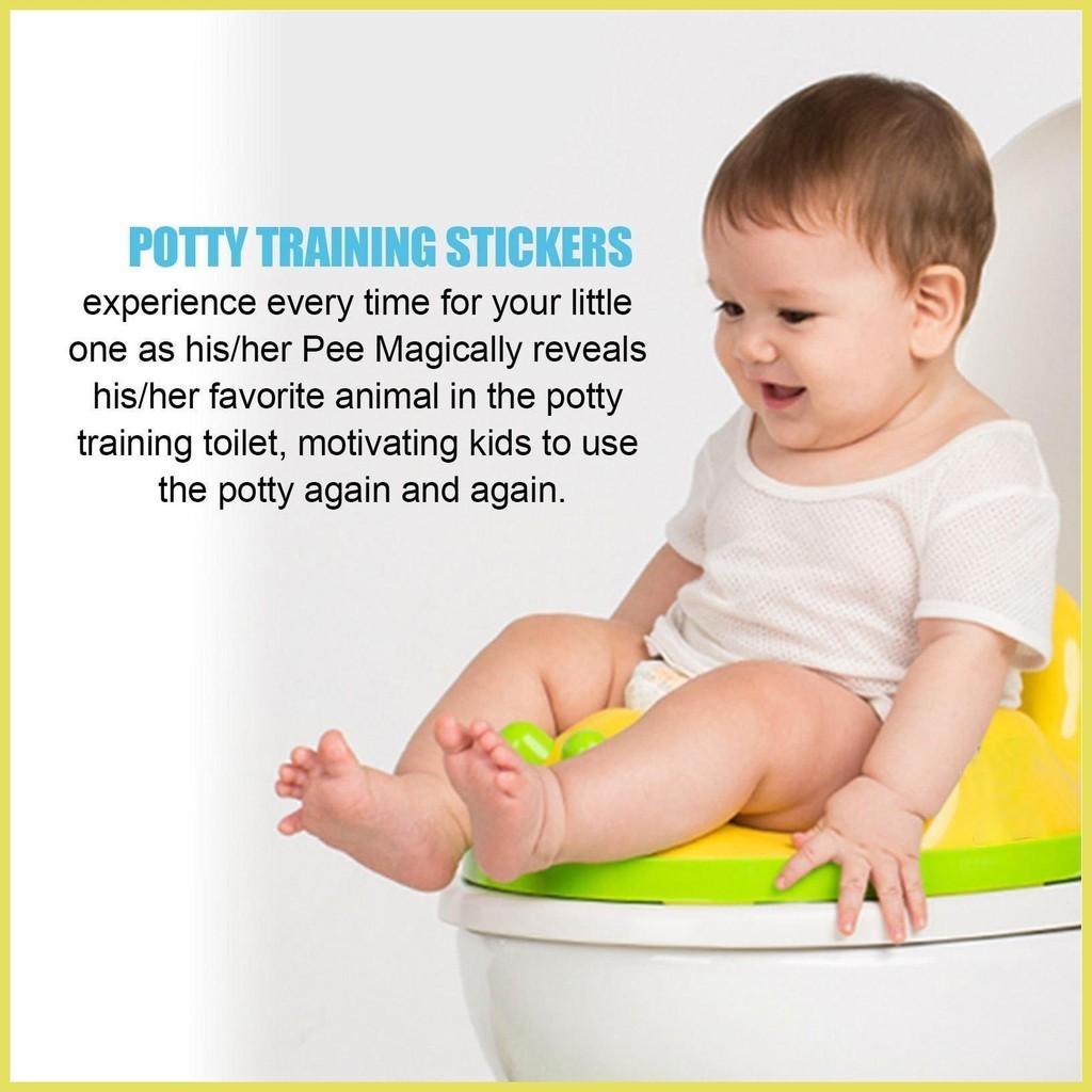 Reusable Potty Stickers 10pcs Cute Training Reward Stickers Portable ...